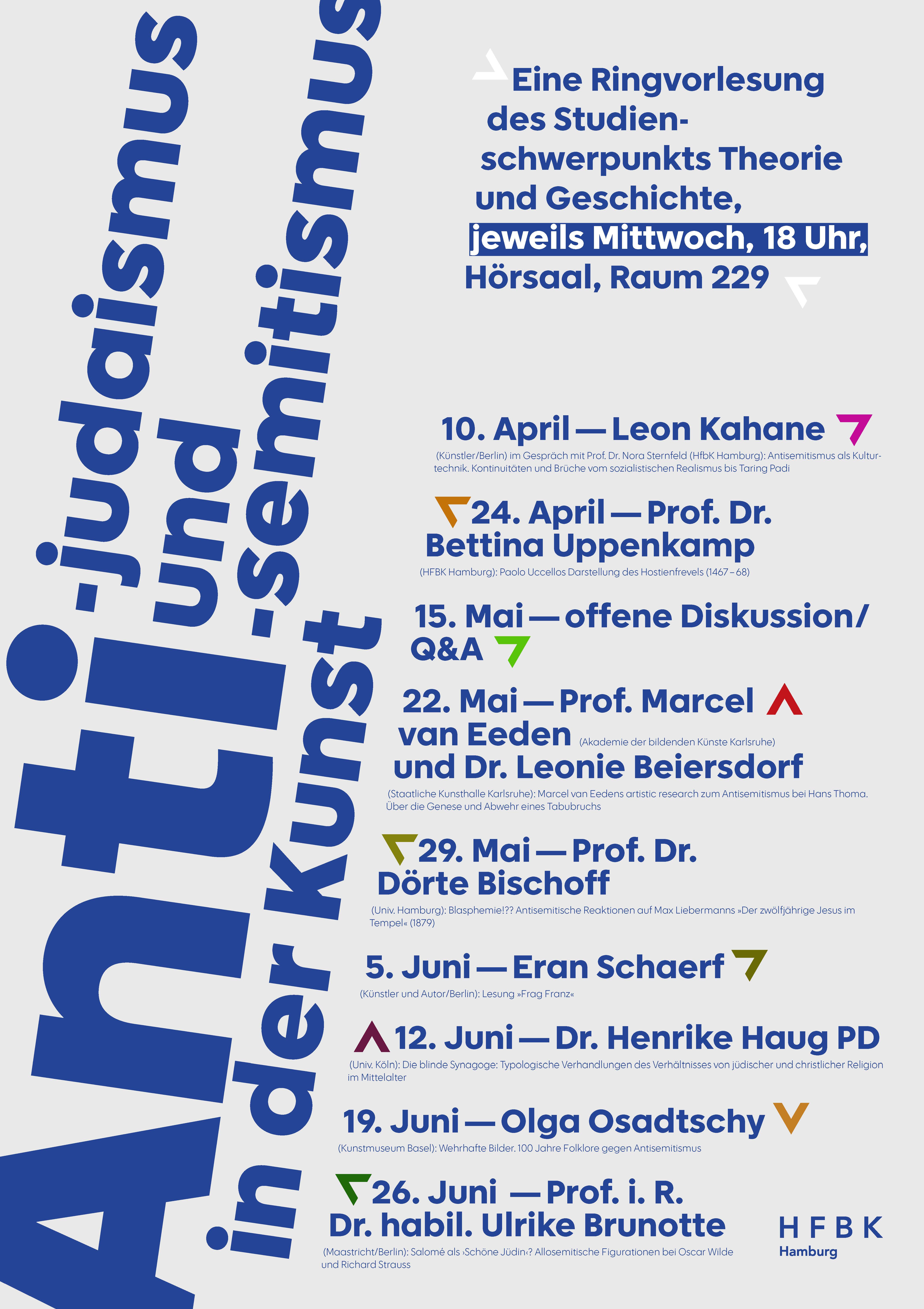 HFBK: Lecture series: Anti-Judaism and anti-Semitism in art